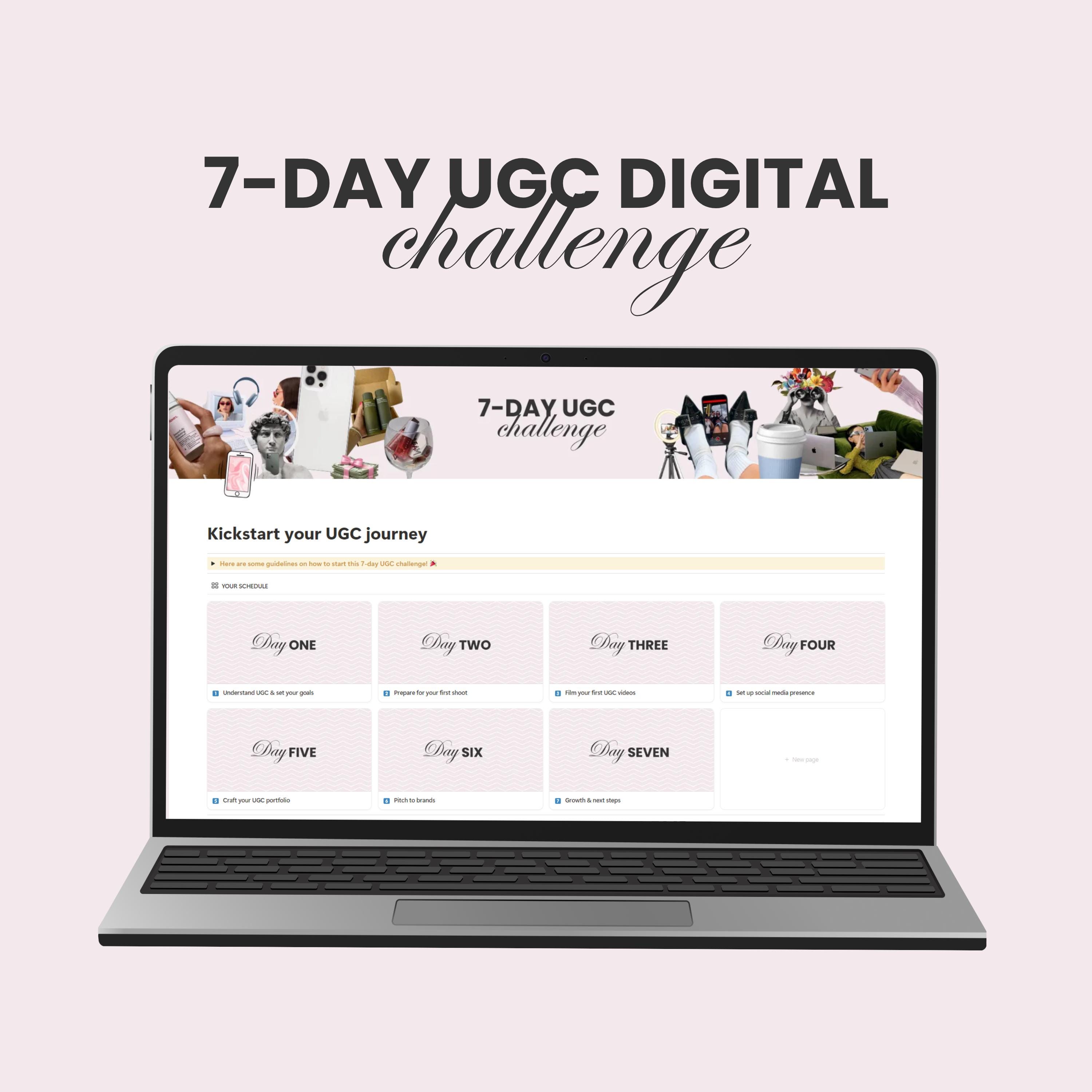 UGC Challenge - Become a Successful UGC Creator in 7 Days! Digital ...