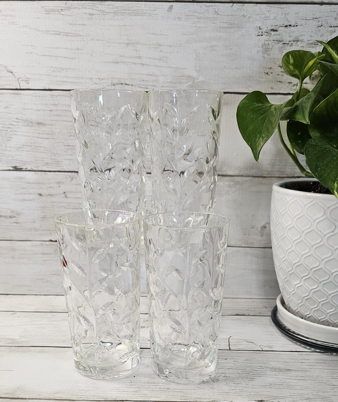 Vintage Royal Crystal Rock Highball Glasses, Set of 4 - Etsy