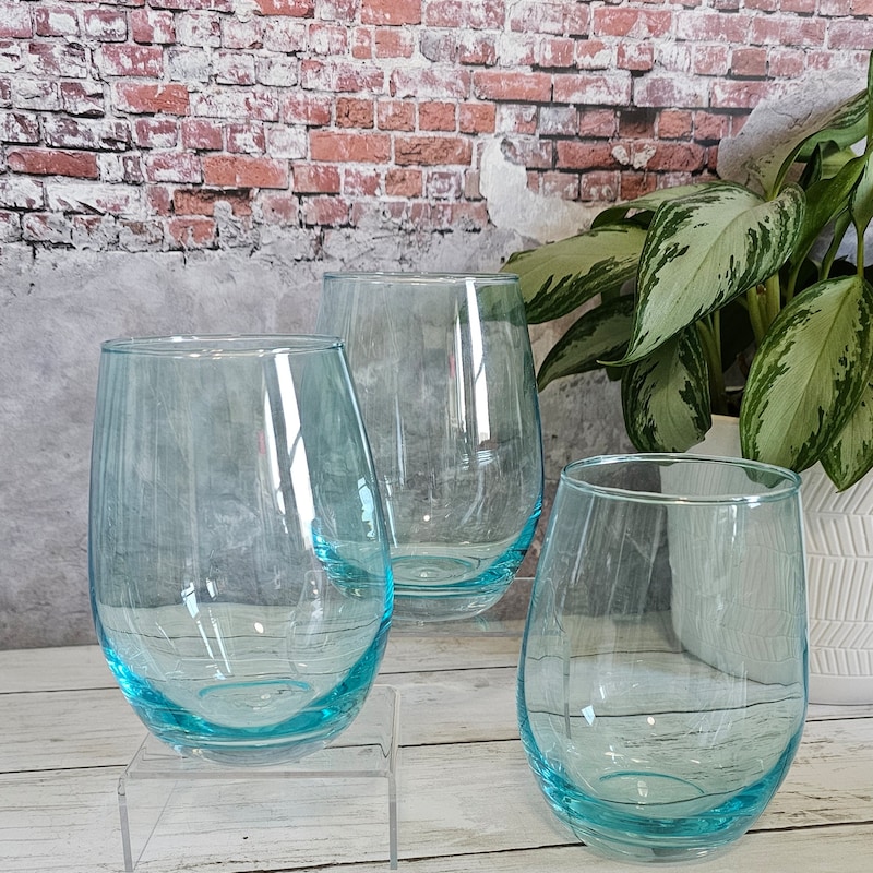 Hand Blown Glasses - Etsy