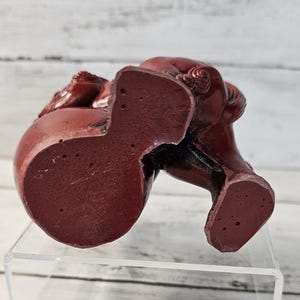 Red Resin Foo Dog Figurine - Etsy