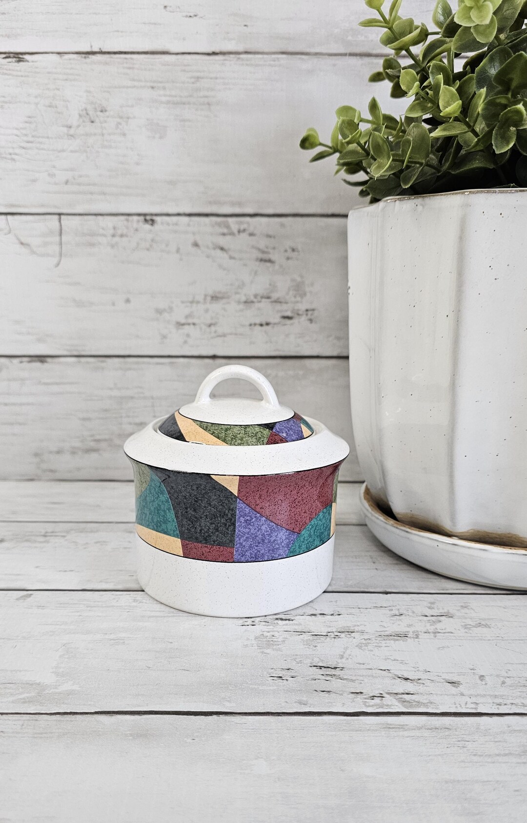 Mikasa, Studio Nova, Impulse Pattern, Sugar Bowl With Lid - Etsy