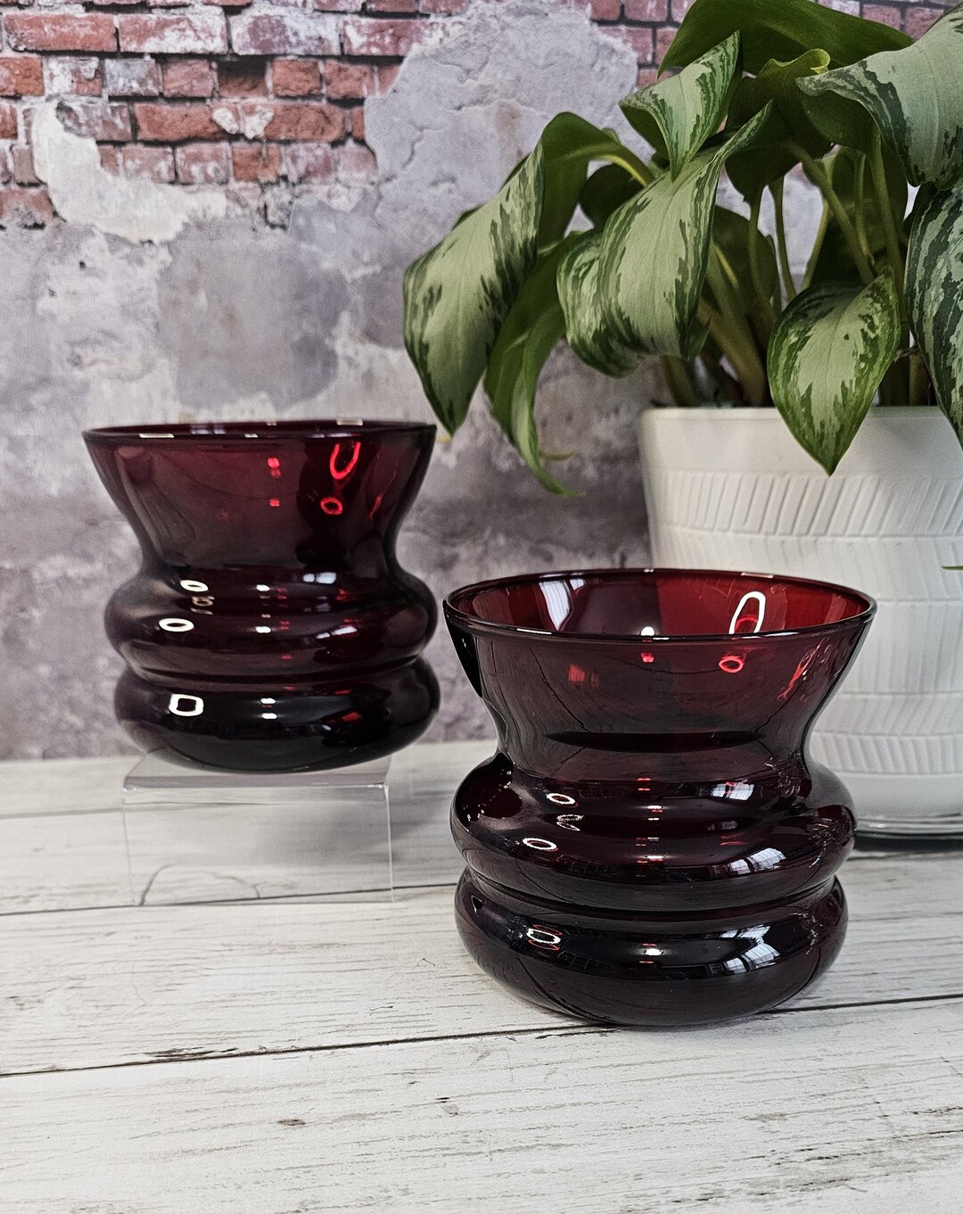 Anchor Hocking Royal Ruby Red Small Spittoons. Each Sold Separately - Etsy