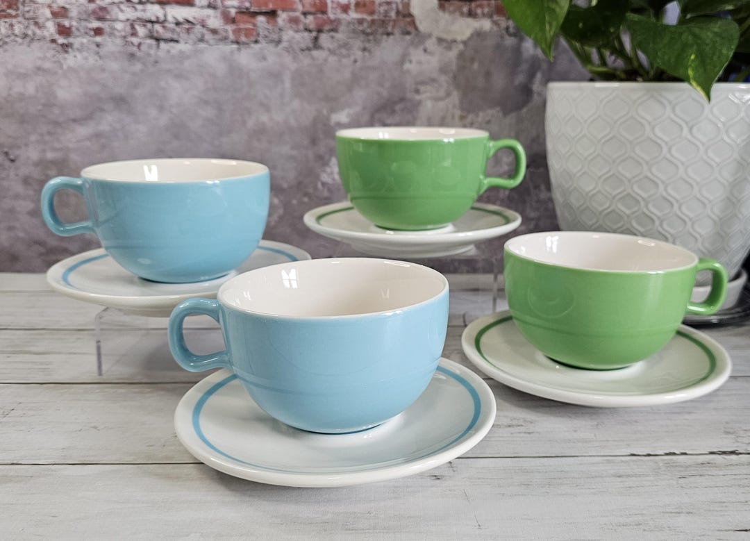Vintage Starbucks at Home Collection, Cup With Saucer Set - Etsy