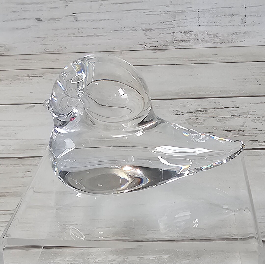 Vintage Crystal Birds From Sweden - Etsy