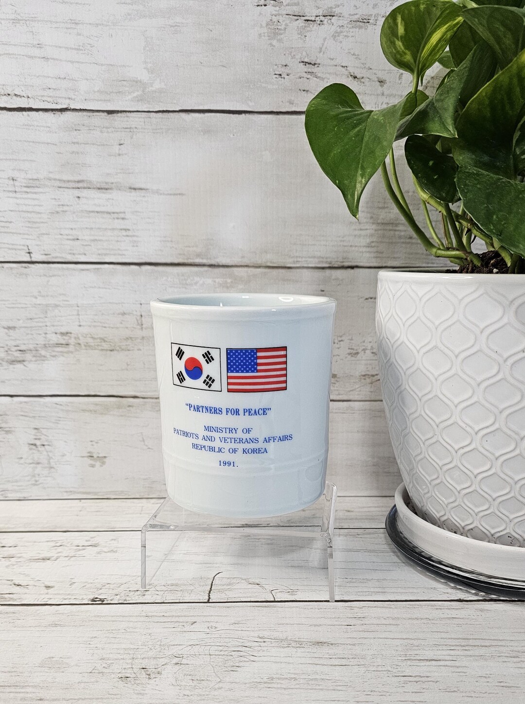 Vintage Military Partners for Peace Ceramic Shaving Container - Etsy