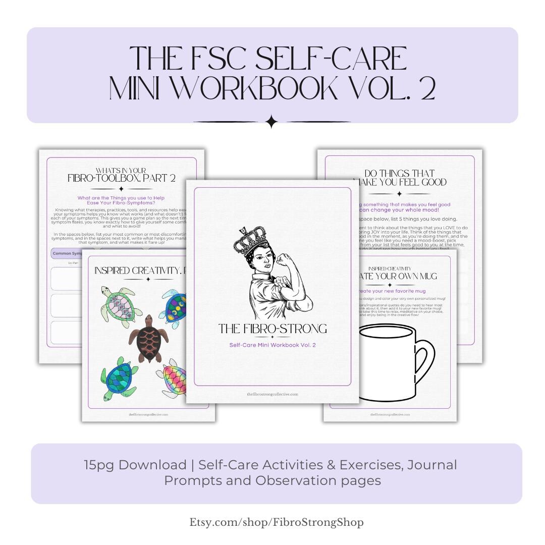 The FSC Self-care Mini Workbook Vol. 2 | Printable/downloadable Self ...