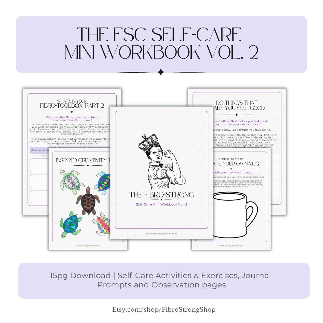 The FSC Self-care Mini Workbook Vol. 2 | Printable/downloadable Self ...