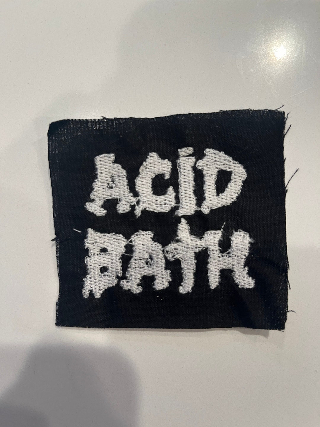 Acid Bath Embroidered Patch - Etsy