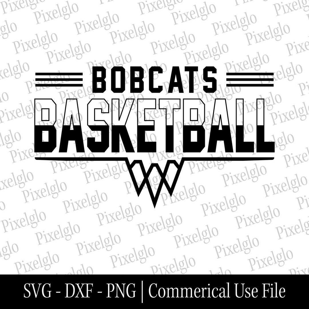 Bobcats Basketball Net Svg, Game Day Svg, Basketball Svg, Digital ...