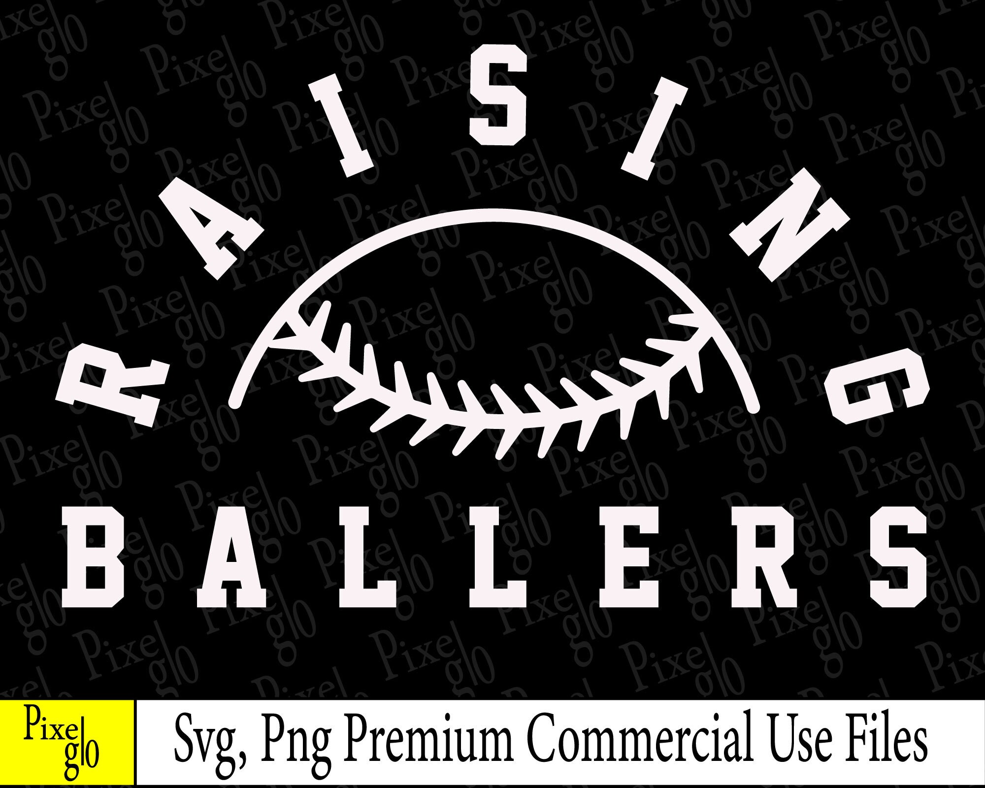 Raising Ballers Svg, Arc Svg, Baseball Svg, Digital Downloads, Raising ...