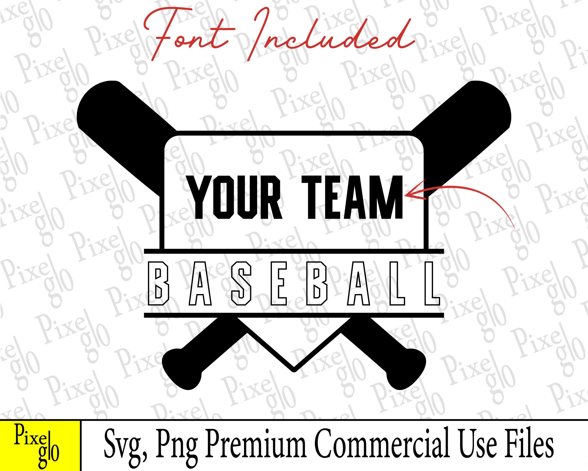 Baseball Base Svg Baseball Bat Svg Your Text Svg Numbers - Etsy