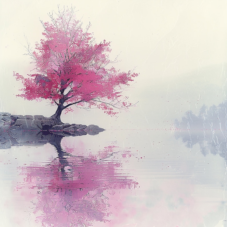 Redbud Tree | Water Color Painting | 15 High Quality JPG Clipart Pack ...