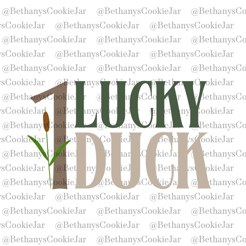 One Lucky Duck Canva Template - Etsy