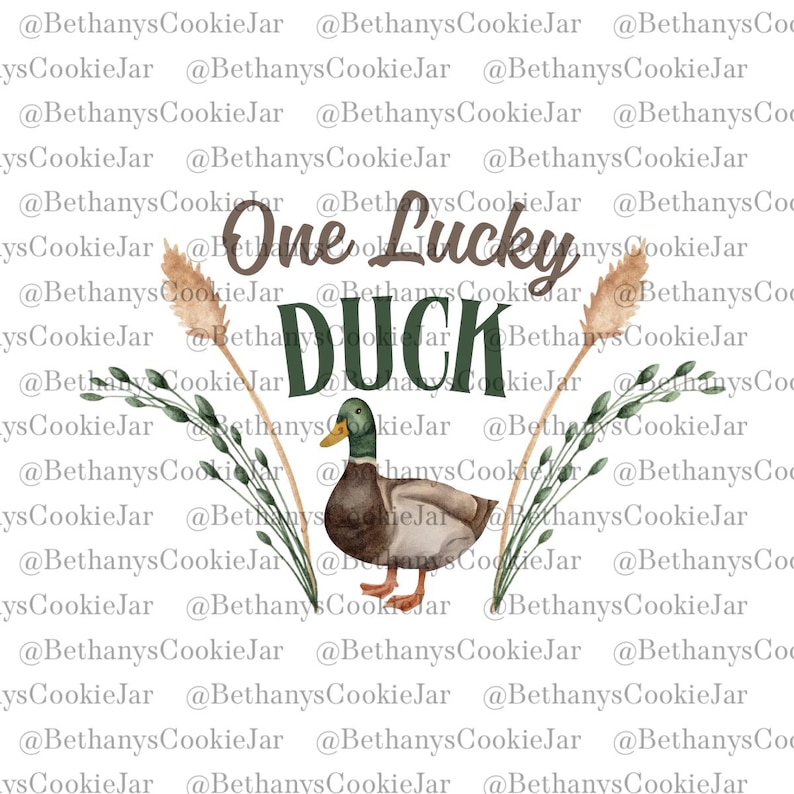 One Lucky Duck Canva Template - Etsy