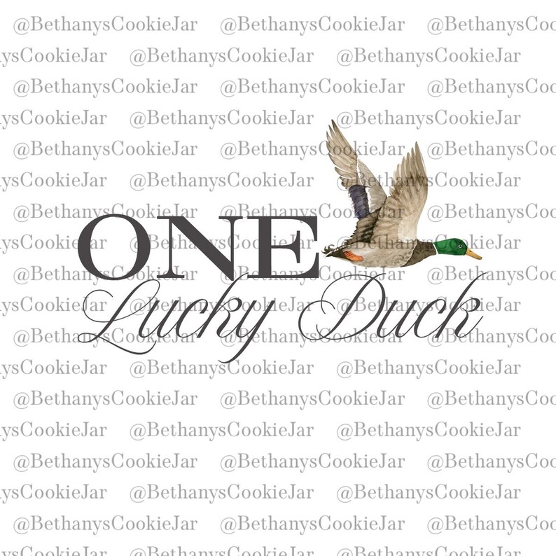 One Lucky Duck Canva Template - Etsy