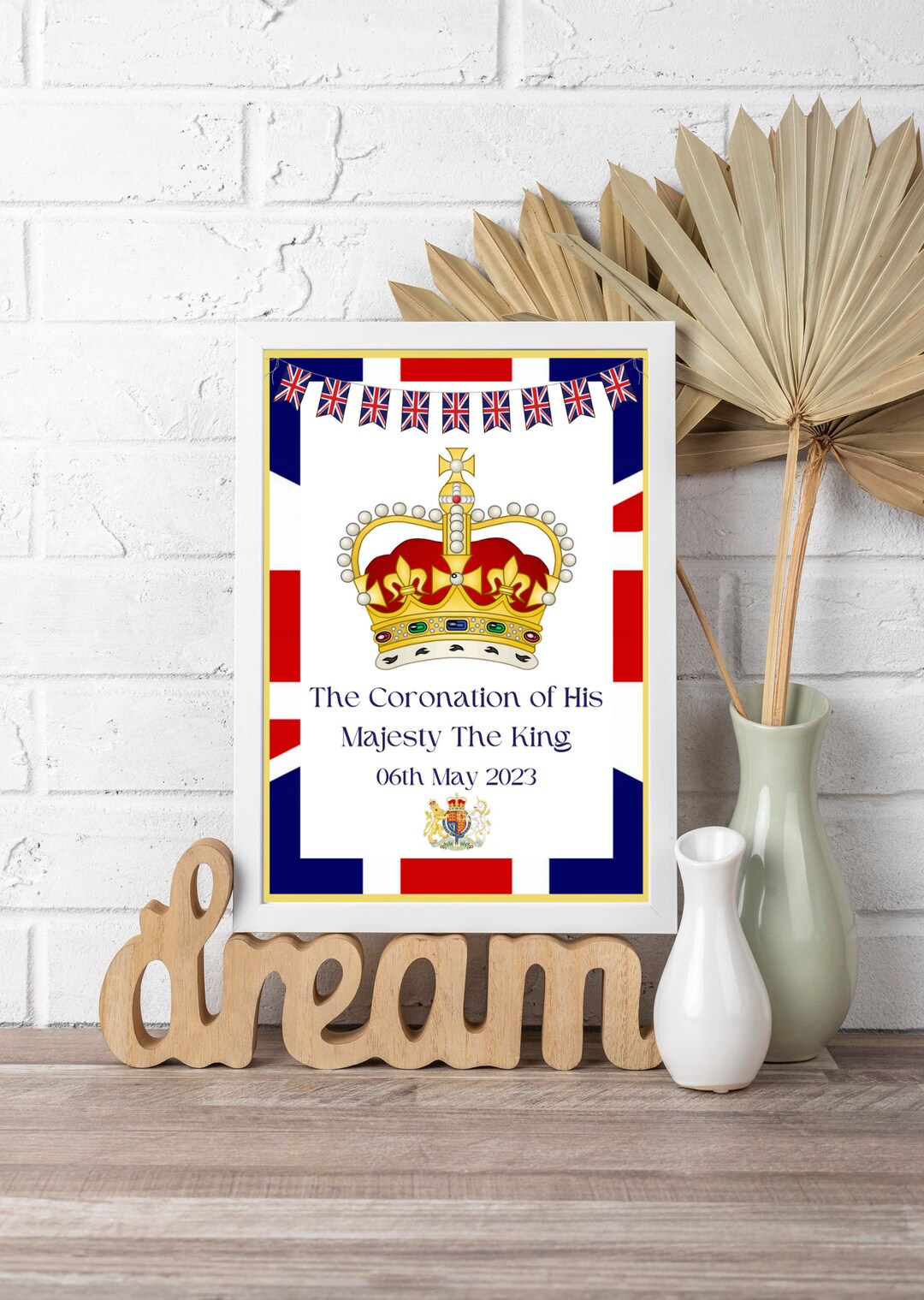 Digital Download, Royal Celebration, King Charles III Coronation Poster ...