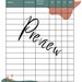 Boho Style IEP Calendar & Caseload List Printable Special Education ...