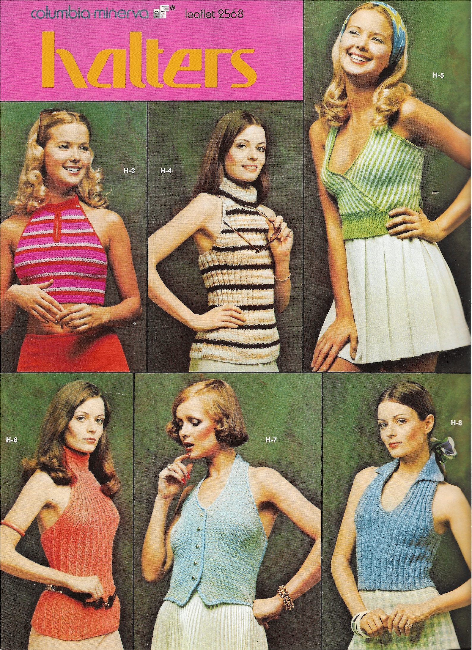 Vintage Crochet/knit Keyhole Halter Top - Cute Retro Women's Summer ...