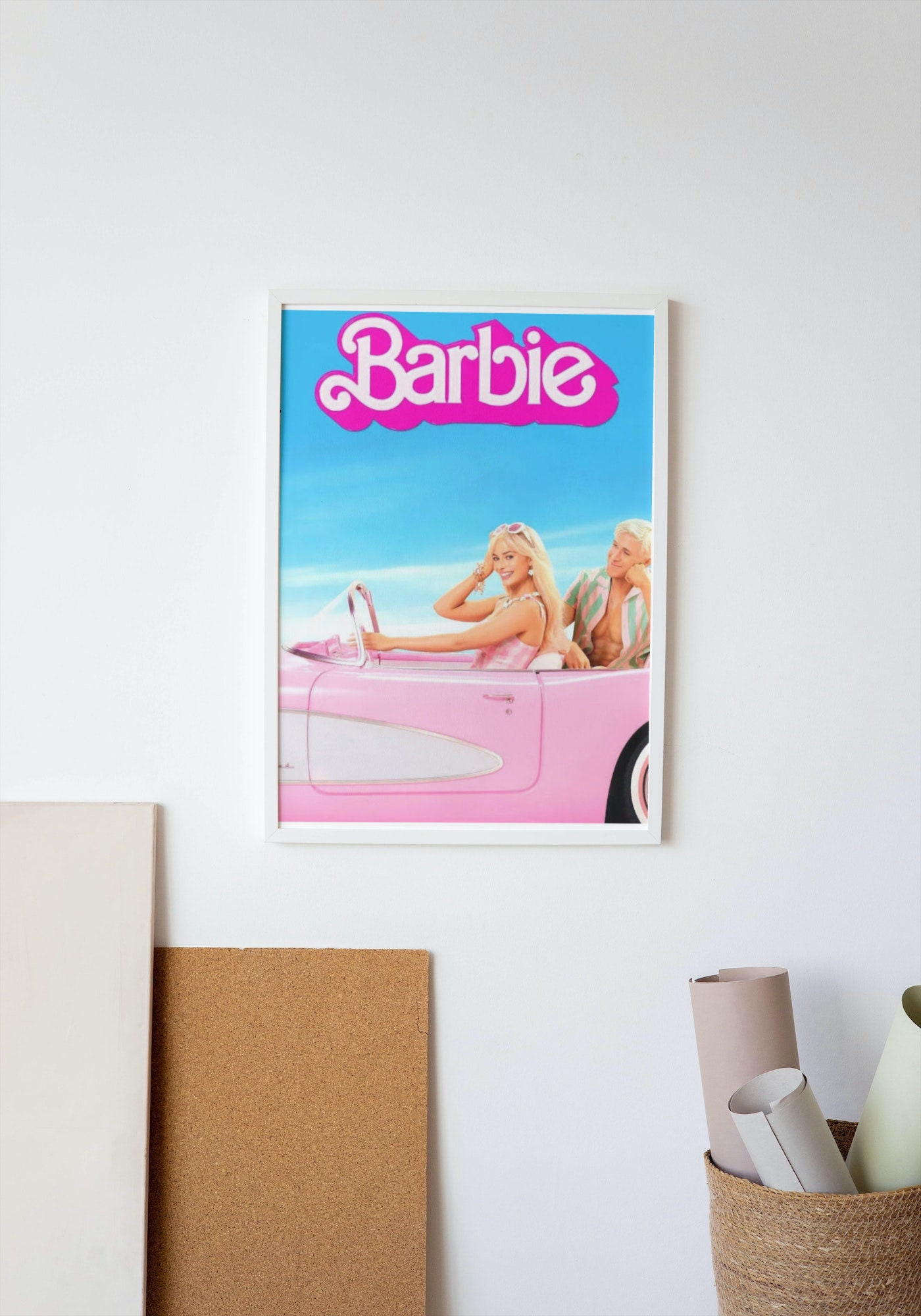 Barbie Movie Poster Print A4 A5 Minimalist Memorabilia Merch