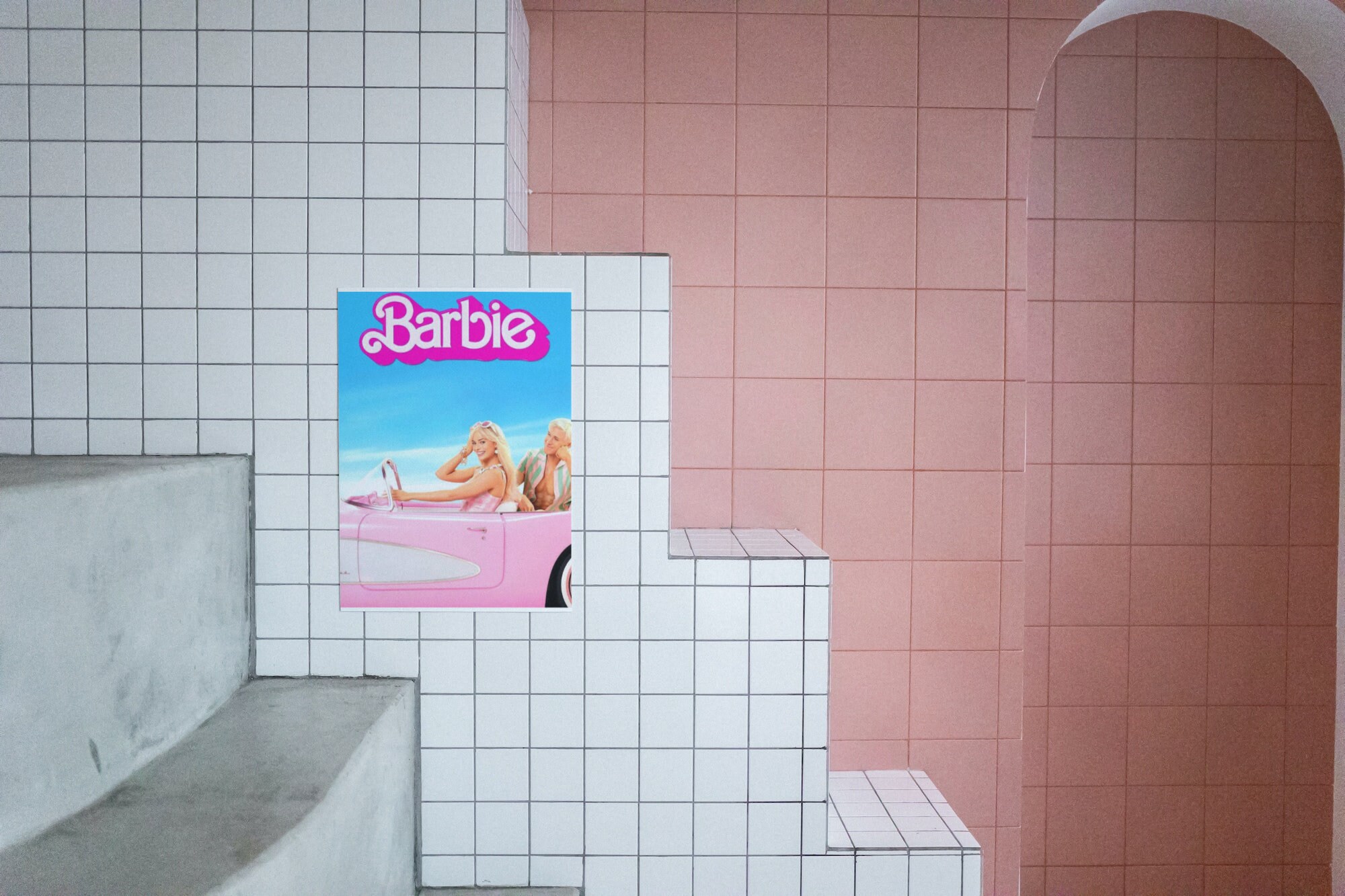 Barbie Movie Poster Print A4 A5 Minimalist Memorabilia Merch