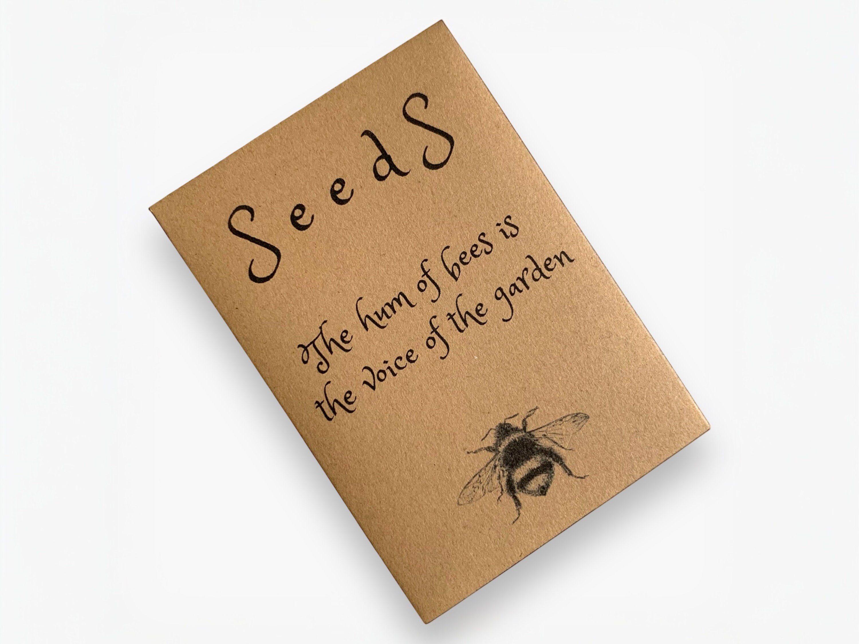 Bee & Butterfly Seed Packet Template: Printable DIY Garden Envelope ...
