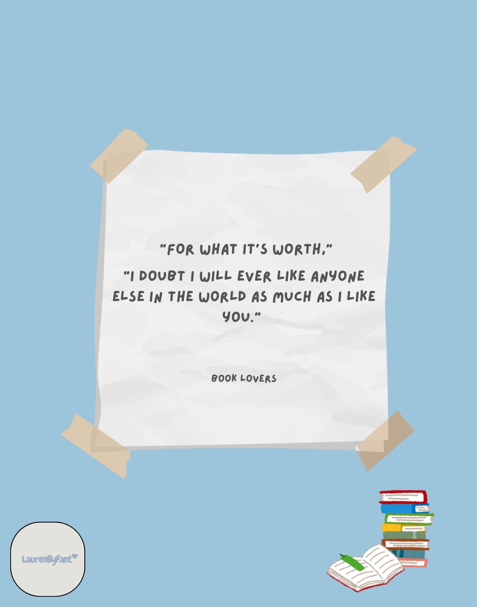 Book Lovers by Emily Henry, Digital Download, Art Print, Book Quotes - Etsy