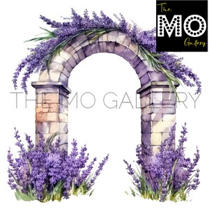 35 Lavender Arch Watercolor Portraits Instant Download PNG JPG - Etsy