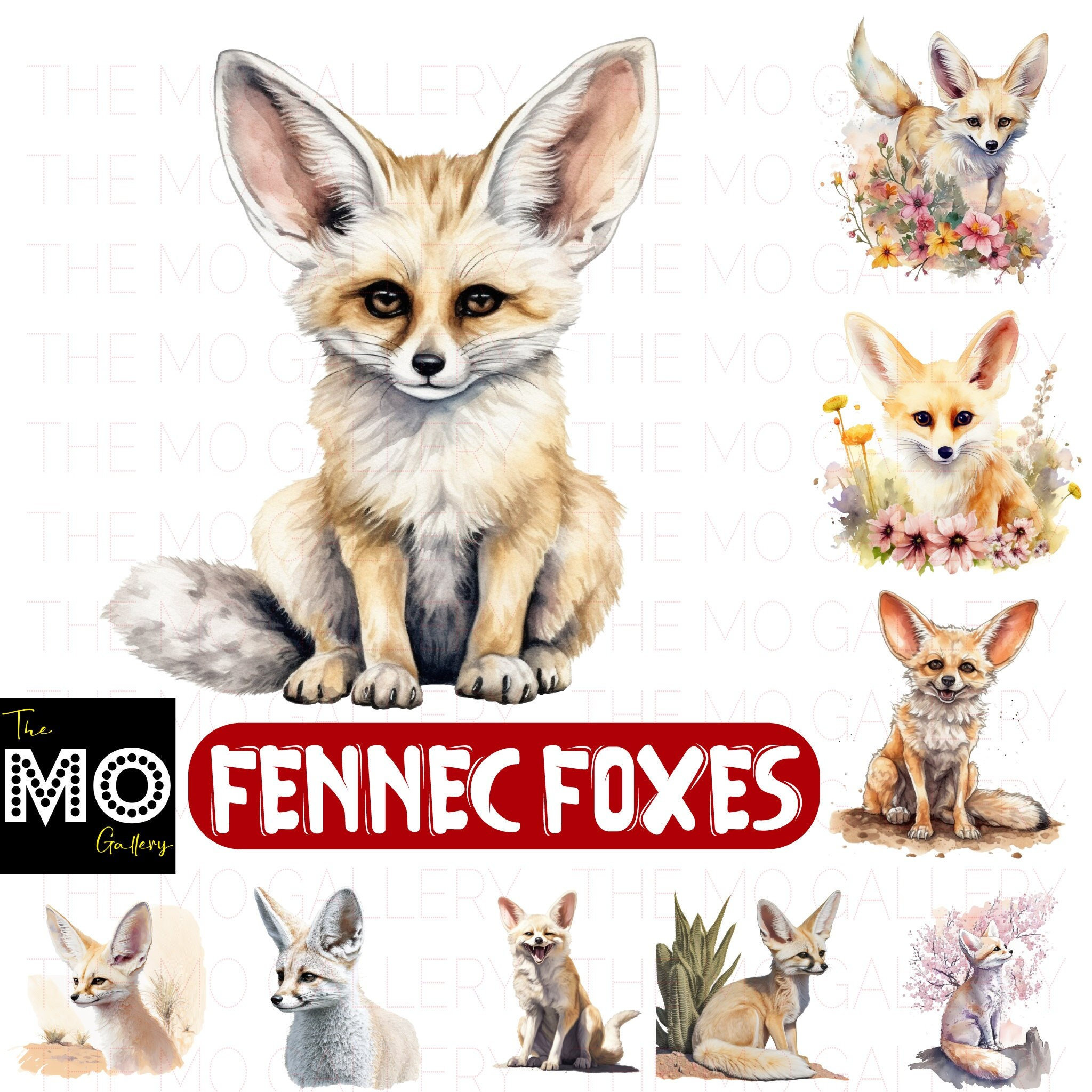 Cute Fennec Fox Clip Art