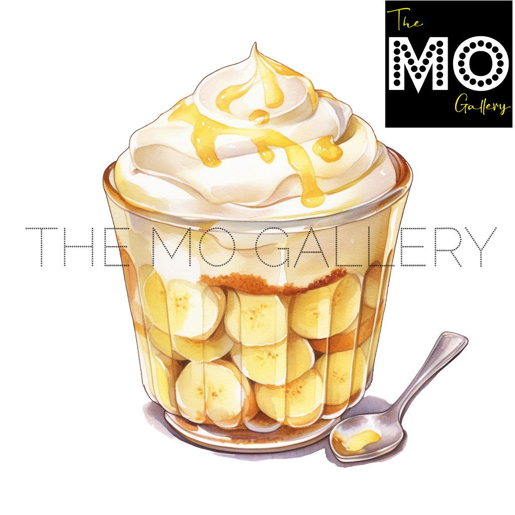 Banana Pudding Clipart