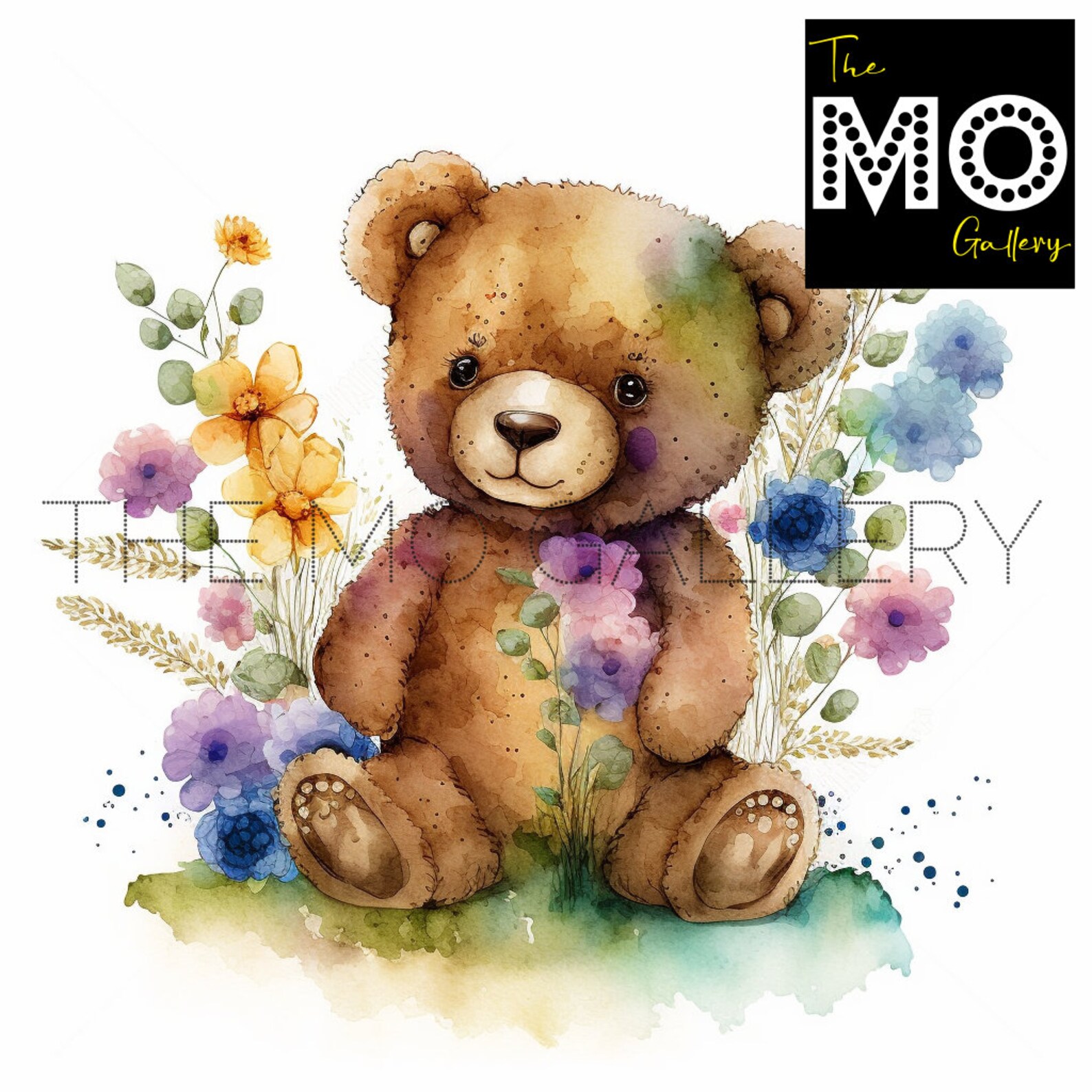 20 Teddy Bear Portraits Instant Download PNG Files Card Making - Etsy