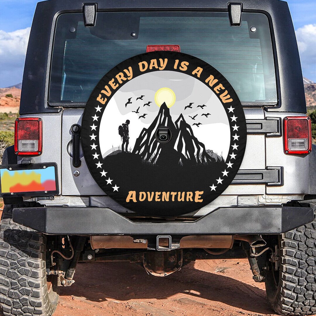 Camping Spare Tire Cover Wheel Cover Camping Camper Spare Etsy