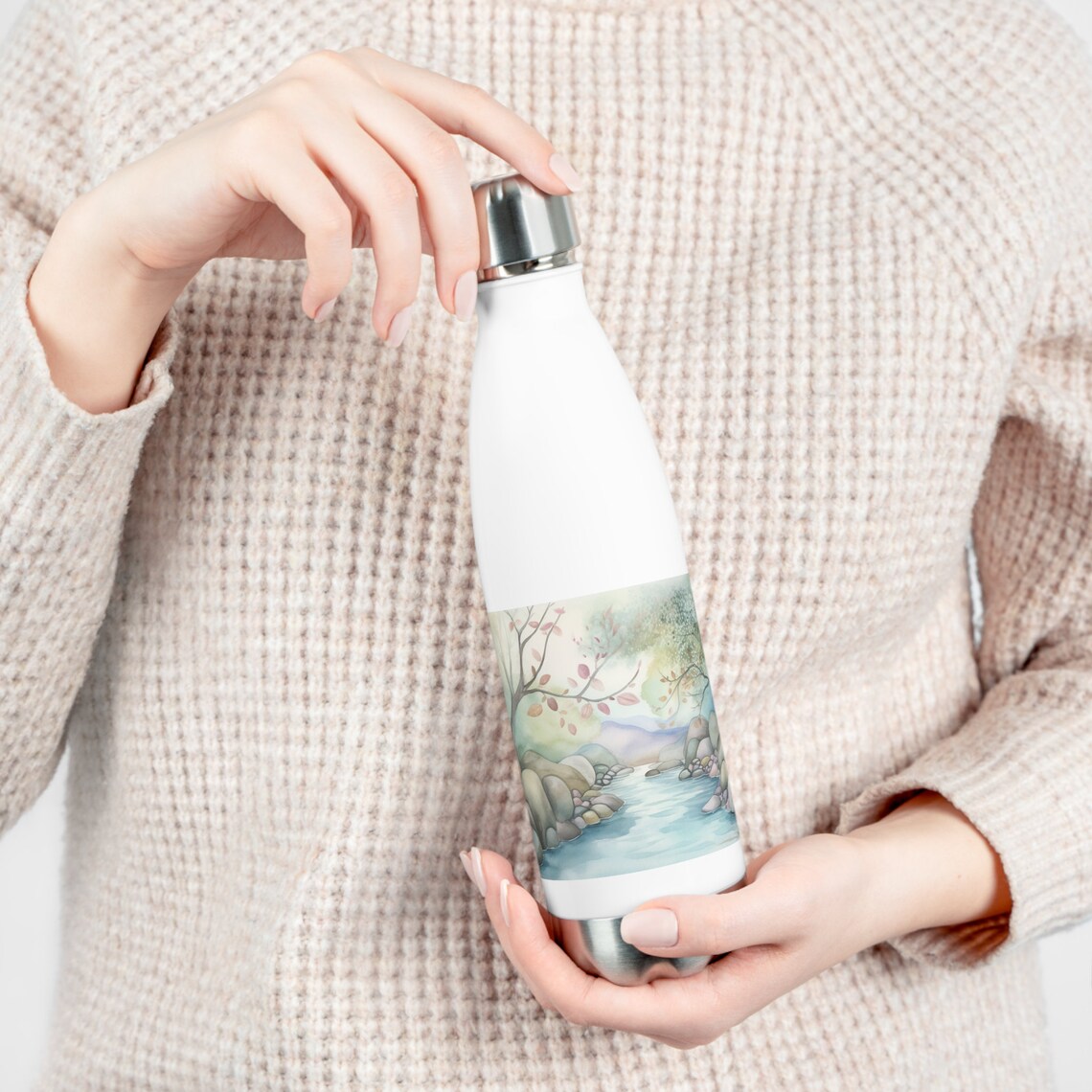 Floral Watercolor Water Bottle for Nature Lovers Choose From 5 Styles ...