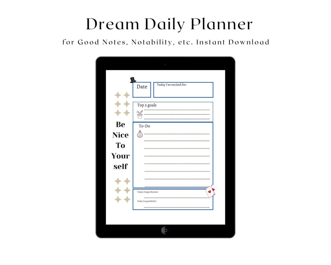 Digital Daily Planner Templates I Digital Planner I Digital Planning I ...