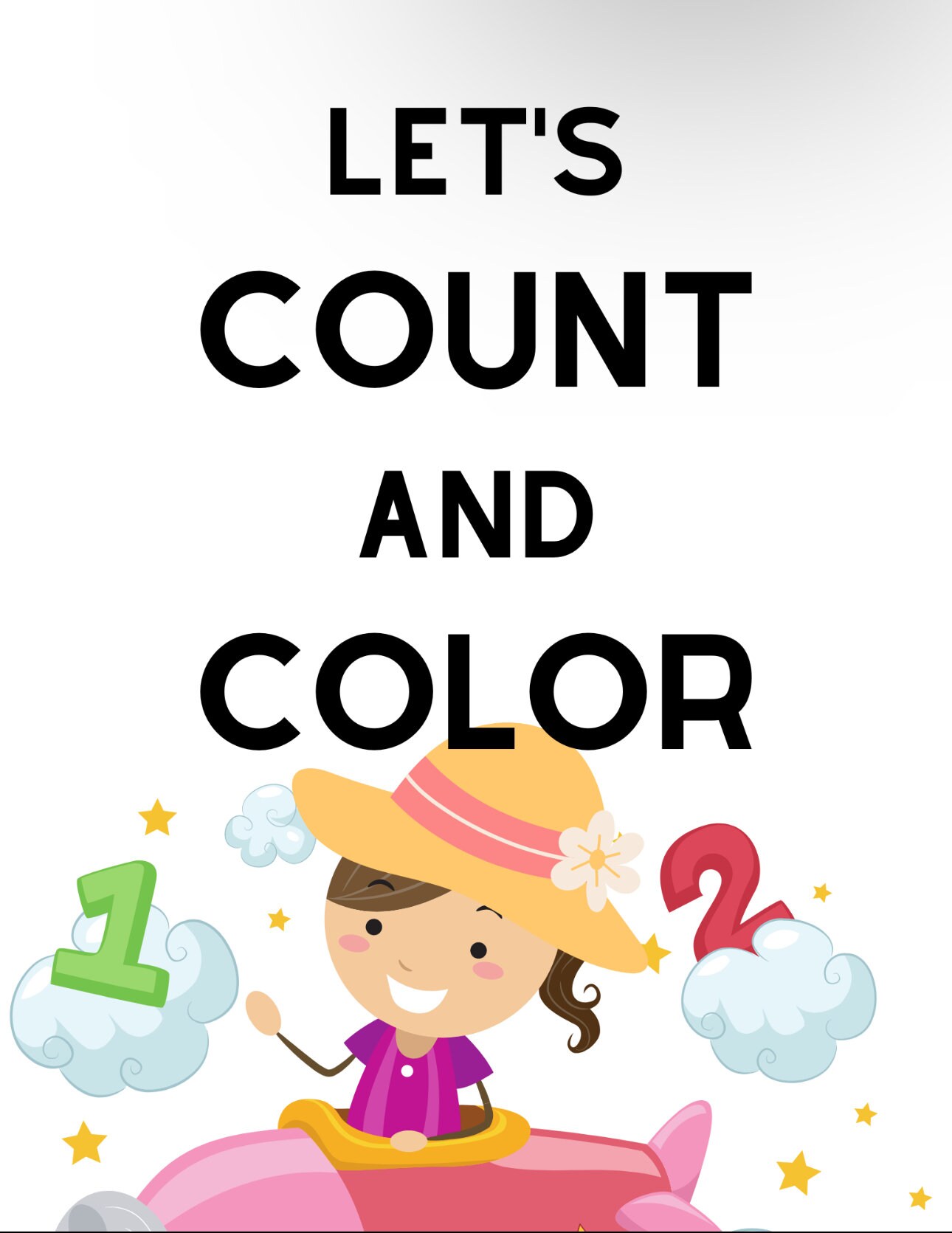 Color and Count Coloring Book - Etsy