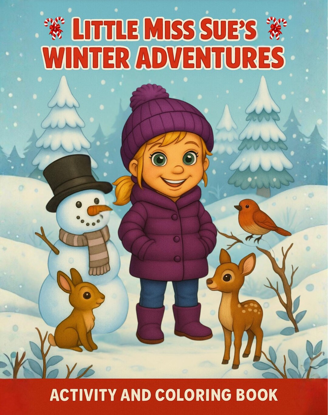 Little Miss Sue's Winter Adventures Activity and Coloring Book ...