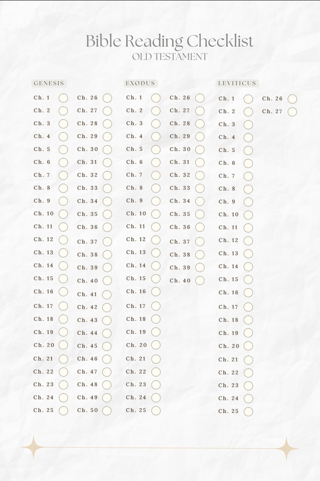 Bible Reading Checklist - Etsy