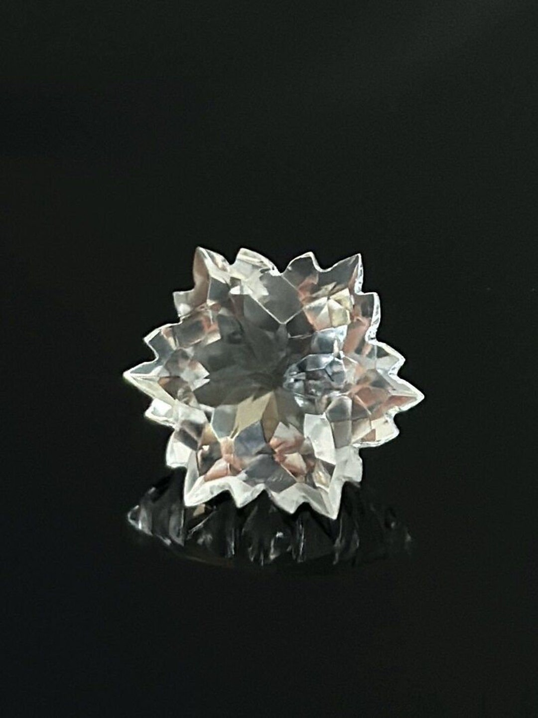 Natural Crystal white Quartz Snowflake Cut Loose Gemstone Making for ...