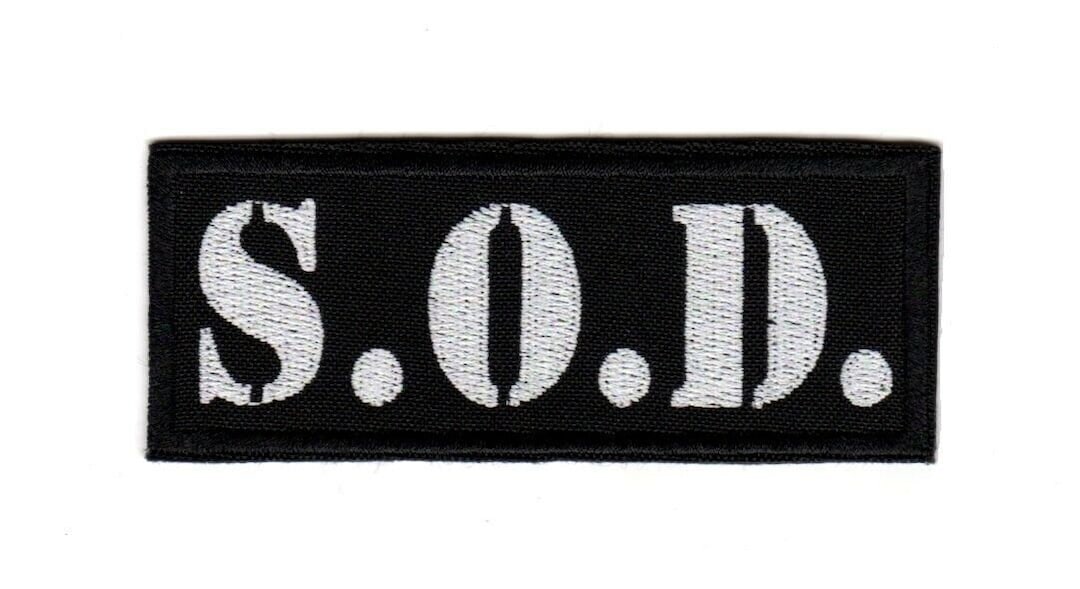S.O.D. SOD Stormtroopers of Death Sew-on Patch - American Thrash Metal Band Logo - Etsy