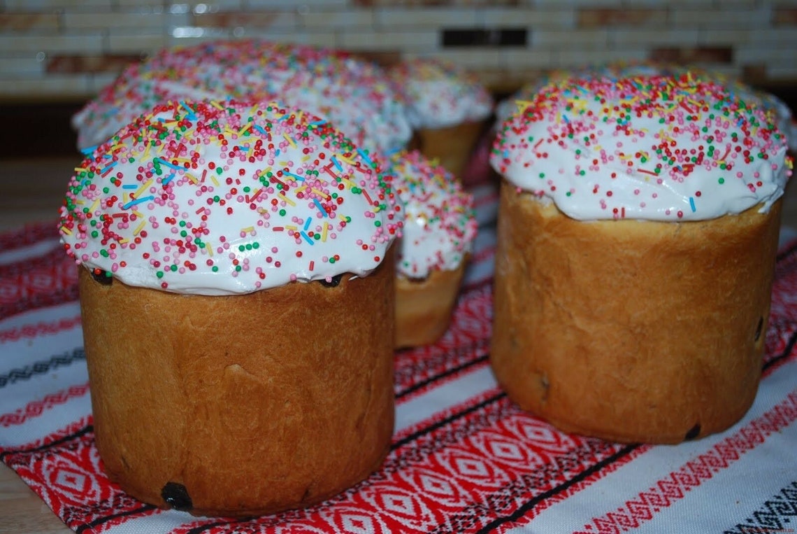 Set of 6 Easter Parchment Baking Paper Molds - Paska Panettone Cake ...