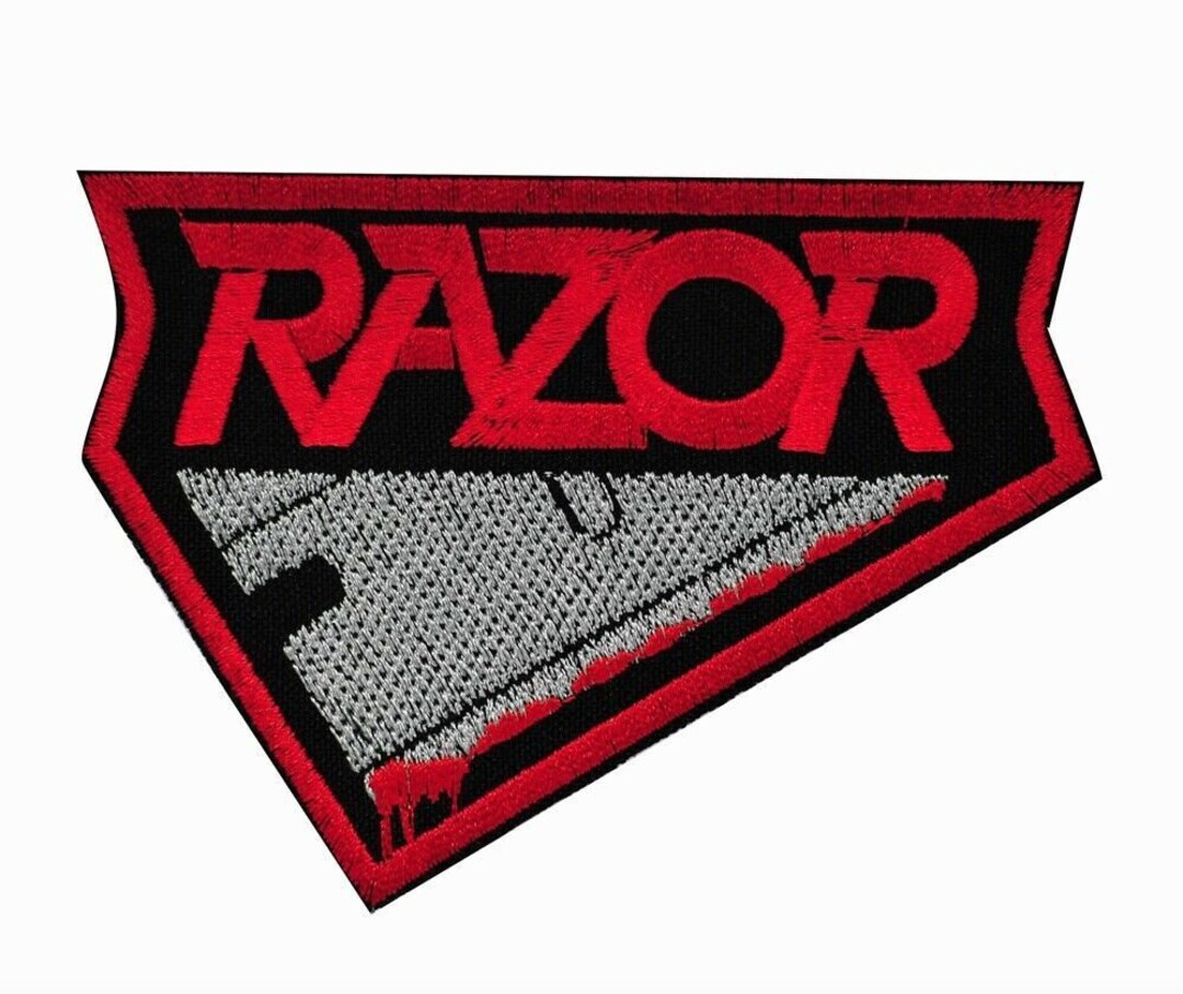Razor Embroidered Sew-on Patch - Canadian Speed Thrash Metal Music Band ...