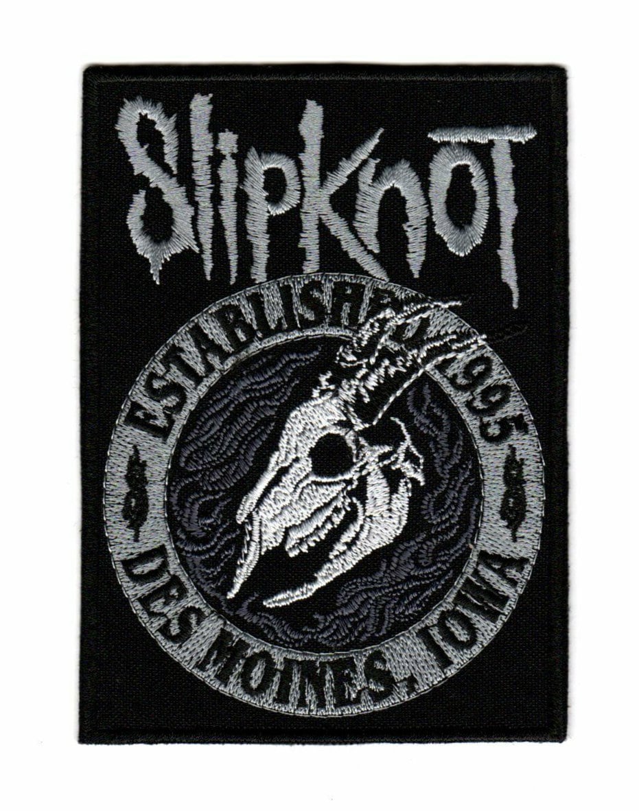 Slipknot Established 1995 Des Moines, Iowa Patch - Goat American Metal Band Logo - Etsy