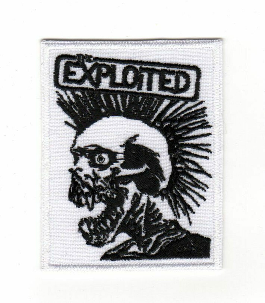 The Exploited Patch - Skull Scottish Street Hardcore Punk Oi! Thrash ...