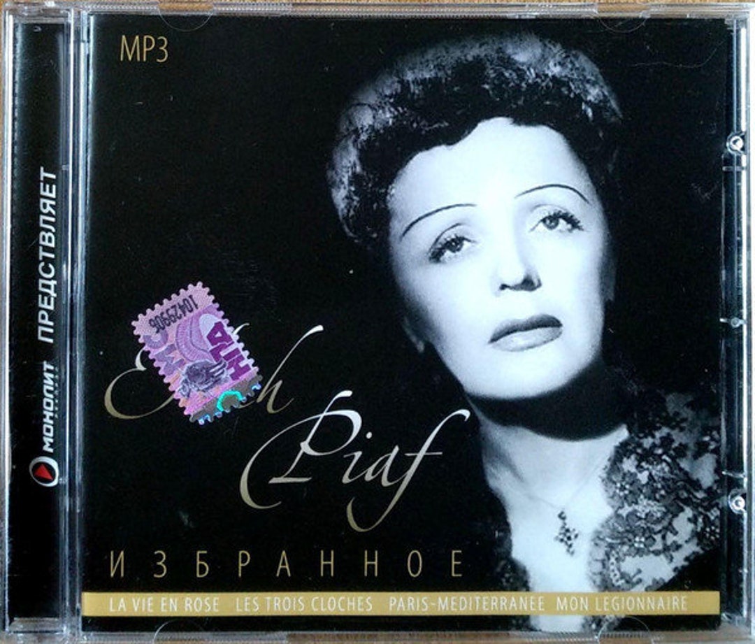Edith-piaf MP3 CD Collection of the Best Songs 34 Songs - Etsy