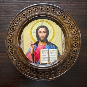 Catholic Orthodox Icon - Hand Made - Wooden - Jesus Christ - Etsy