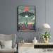 Alien Contact Vintage Advertisement Poster Retro UFO Digital Art ...