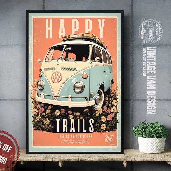 Vw Van Art - Etsy