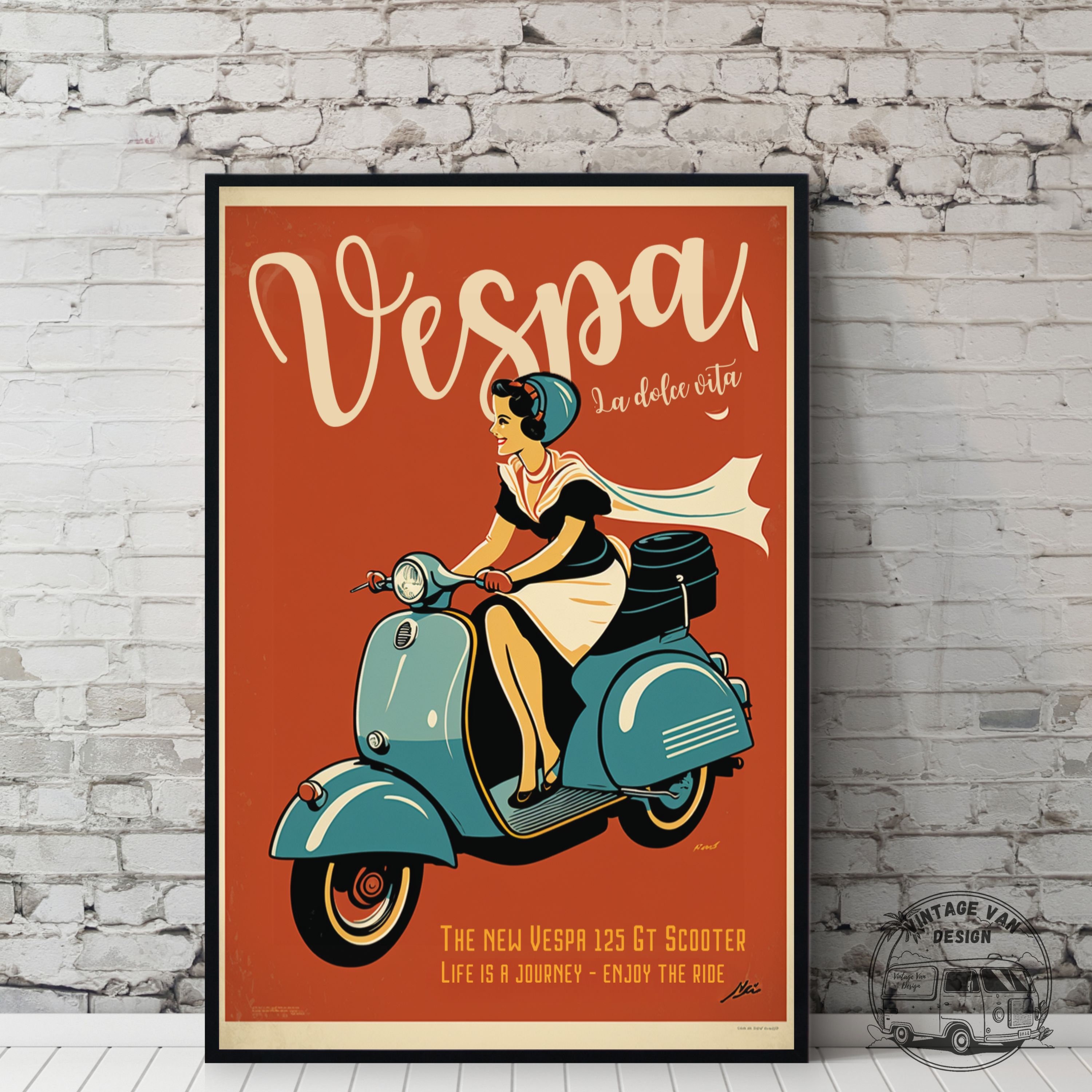 Vintage Vespa Ad