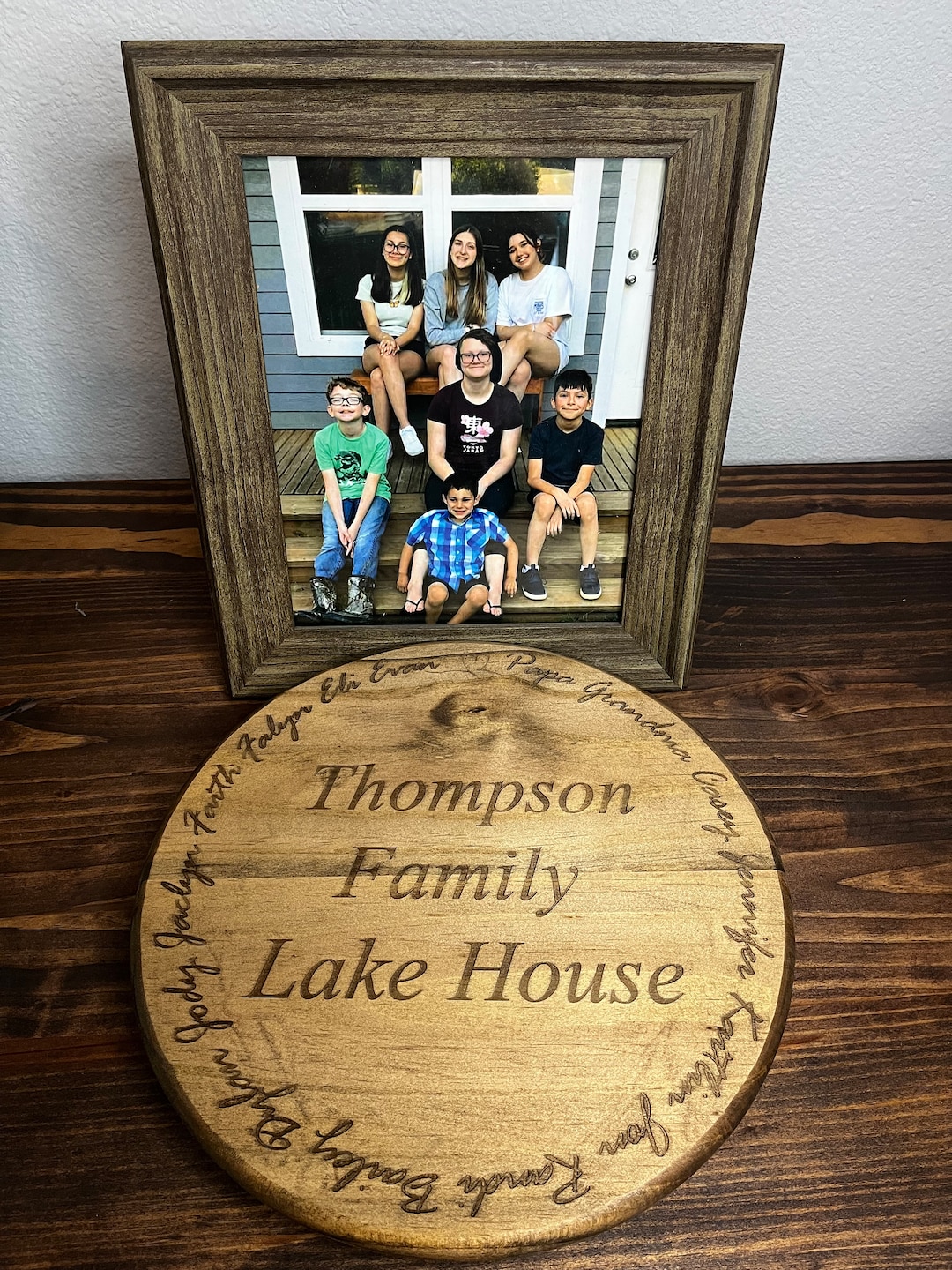 Personalized Handmade Wooden Lazy Susan / Wedding Gift / Housewarming ...