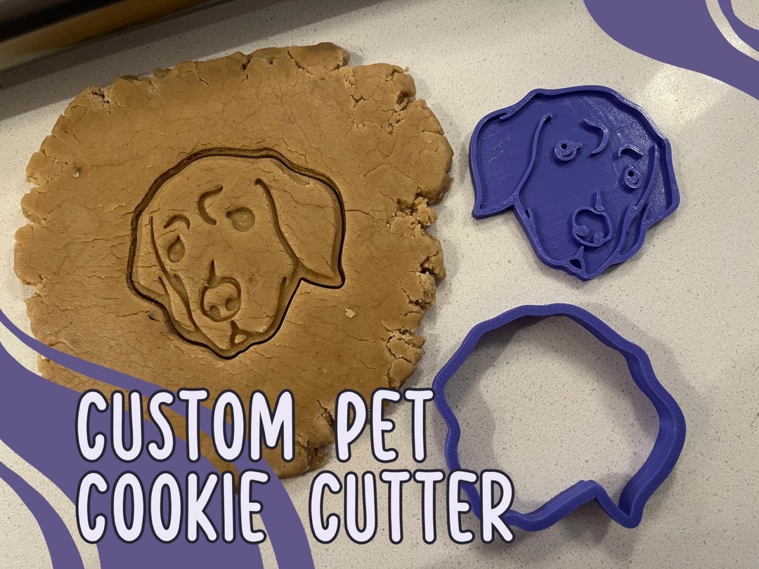 Custom 3D Printed Pet Cookie Cutter Photo Custom Cookie Mold Pet ...