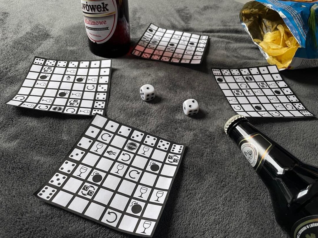 Bingo Drinking Game Party Game Printable PDF - Etsy